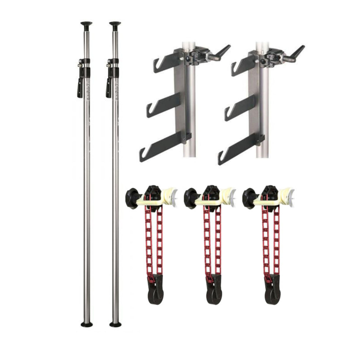 Manfrotto Complete Deluxe AutoPole-2 Expan Kit for Background Paper ...