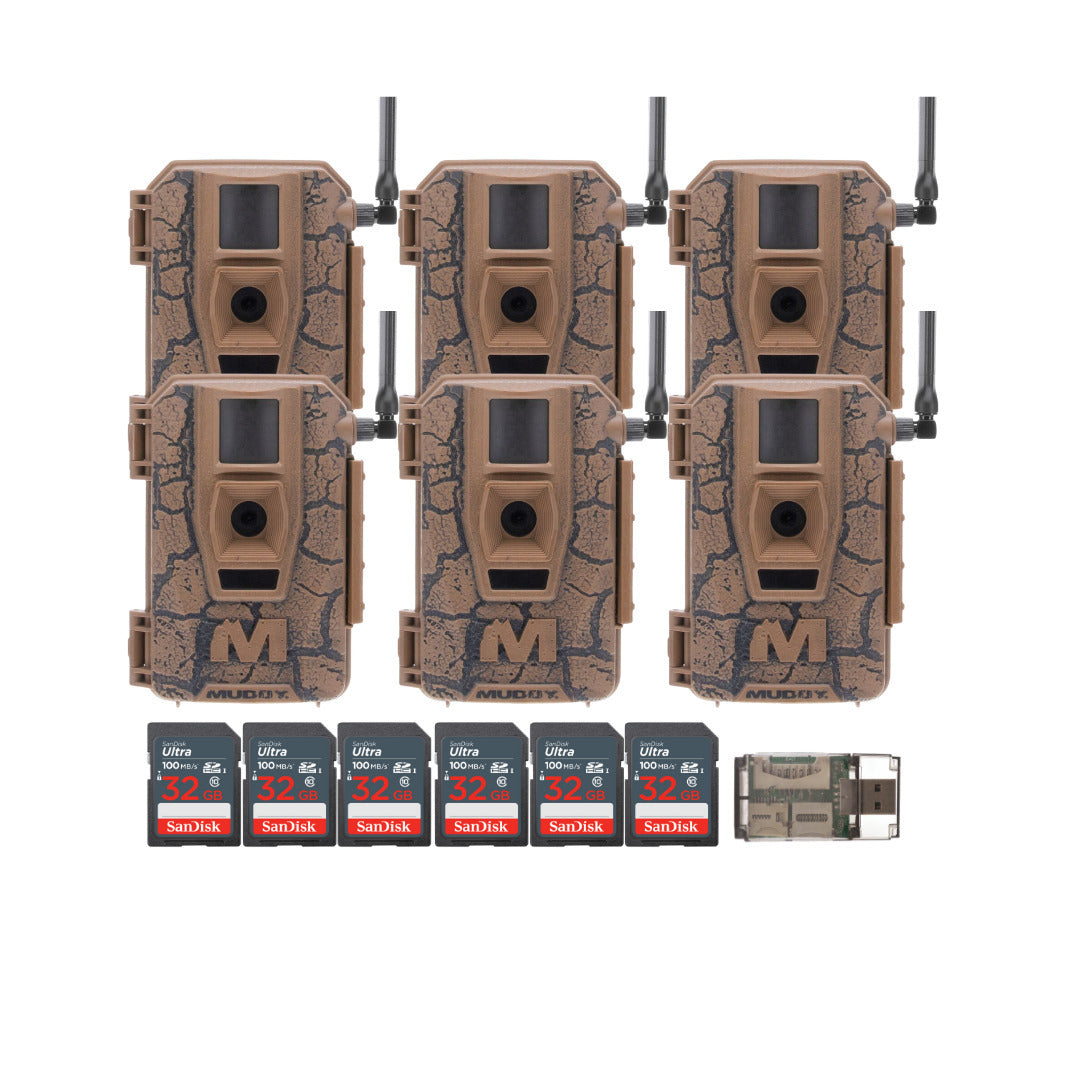 Muddy Mitigator Cellular 24MP Trail Camera with 80 Feet Detection and ...