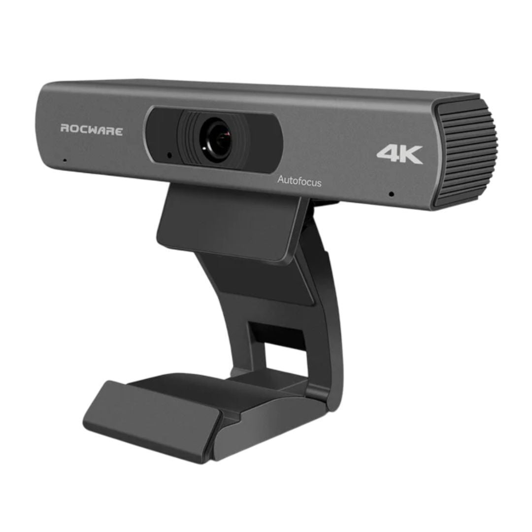 Rocware RC18 USB Camera with 4K UHD Lens, CMOS Sensor, and Built-In Mi ...