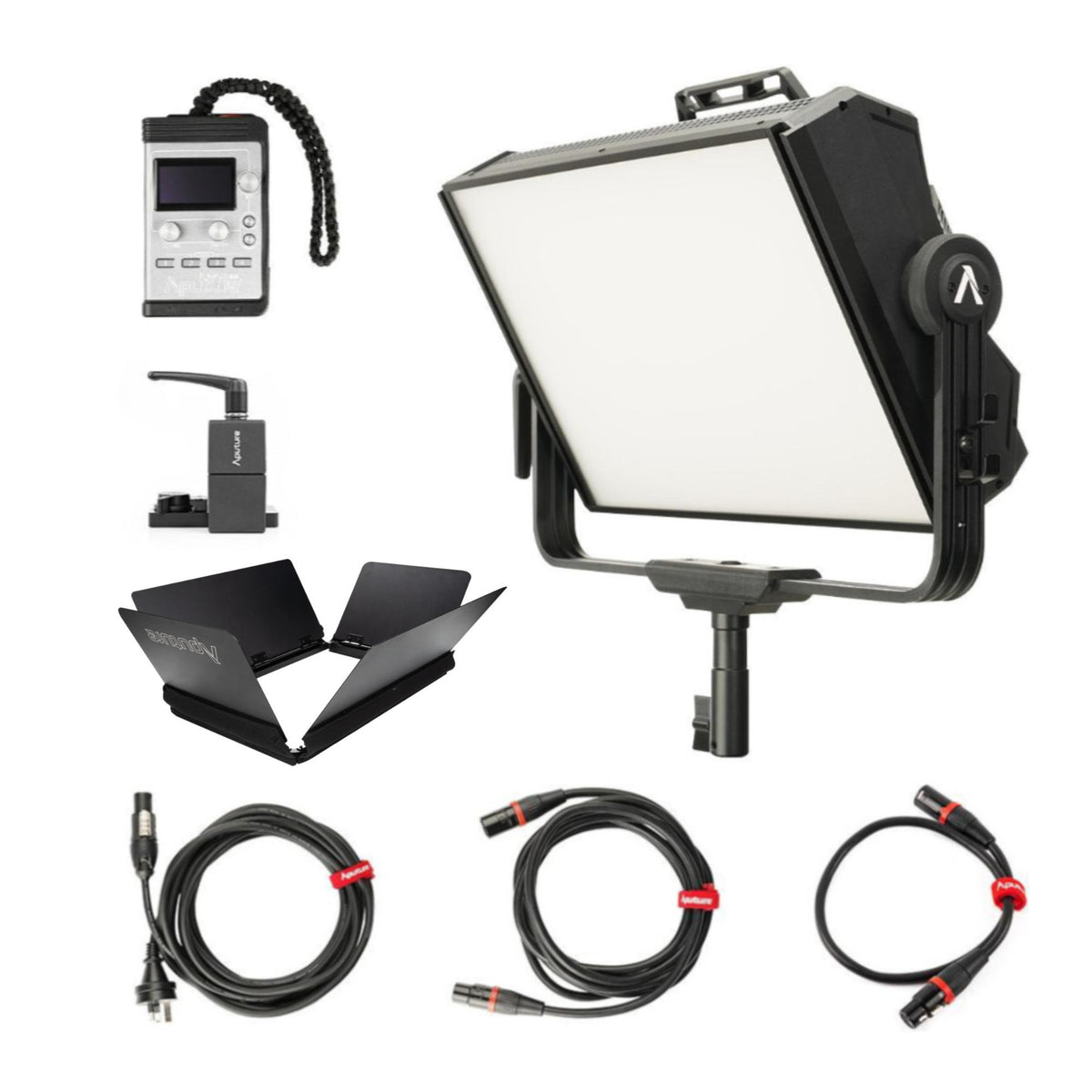 Aputure Nova P300C 300W RGBWW LED Soft Light Panel with Barndoors for ...