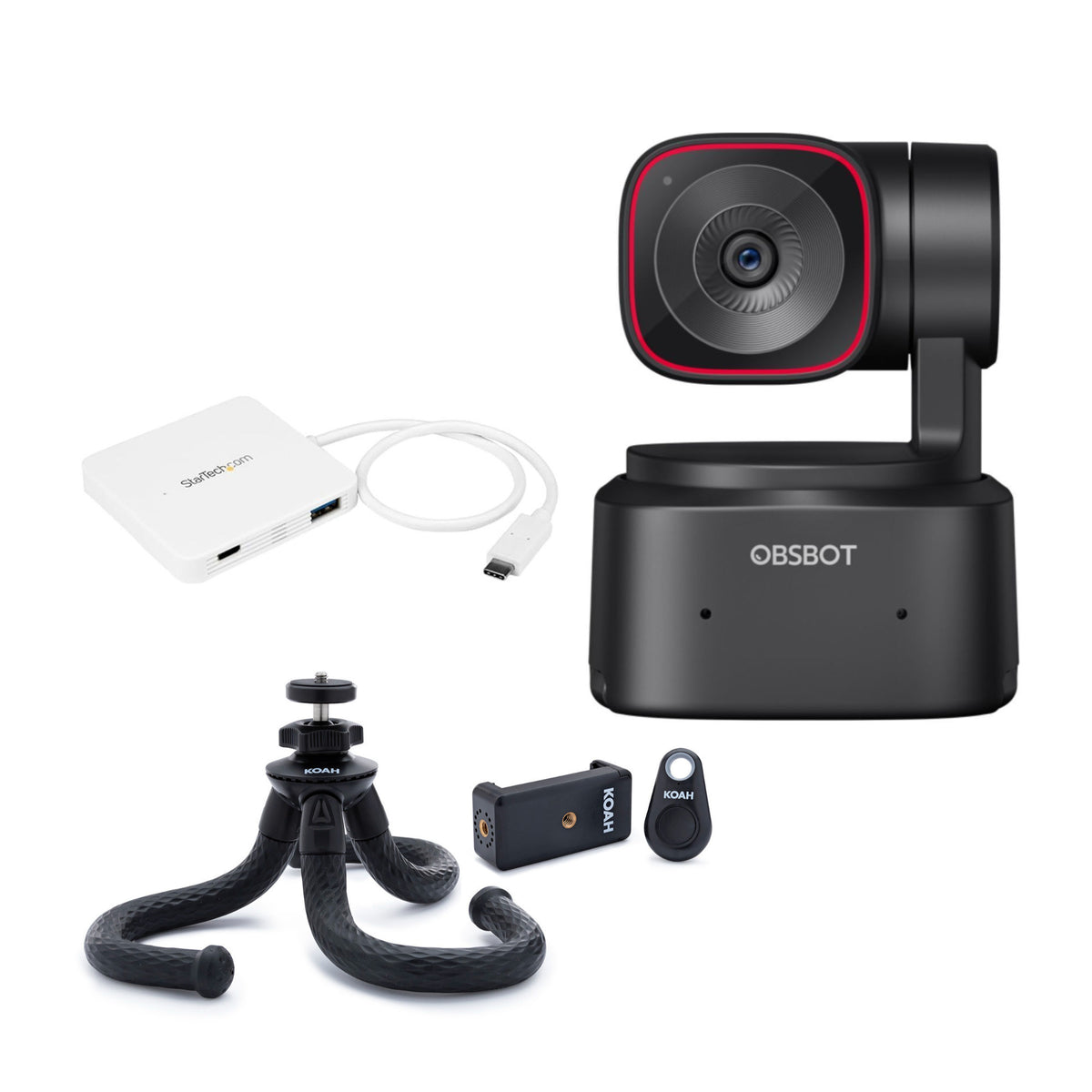 OBSBOT Tiny 2 Lite AI-Powered 4K PTZ Webcam with Advanced CMOS Sensor ...